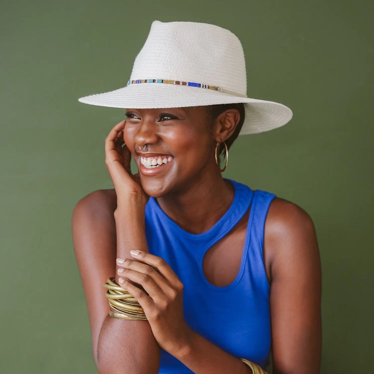 Shanga Beaded Fedora | Mzansi Headwear – SUNHATS